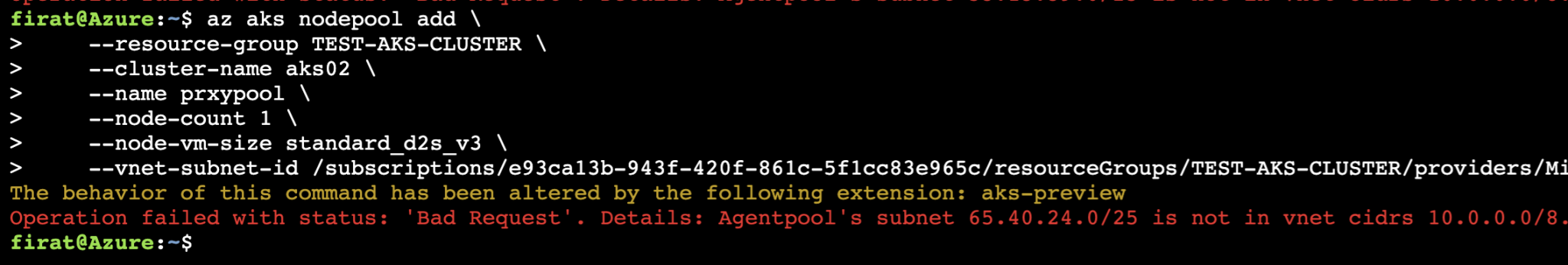 Aks Add Second Node Pool On Different Subnet K8s On The Cloud